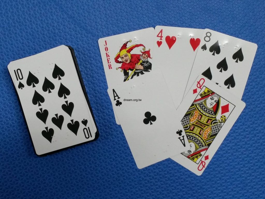 盲人撲克牌 Braille Playing Cards (視障Visually Impaired) – 融合遊戲認證系統(The ...